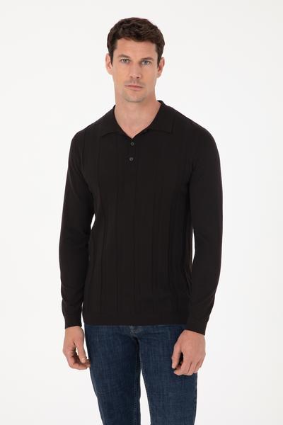 Siyah Slim Fit Kazak 50318949 | Cacharel