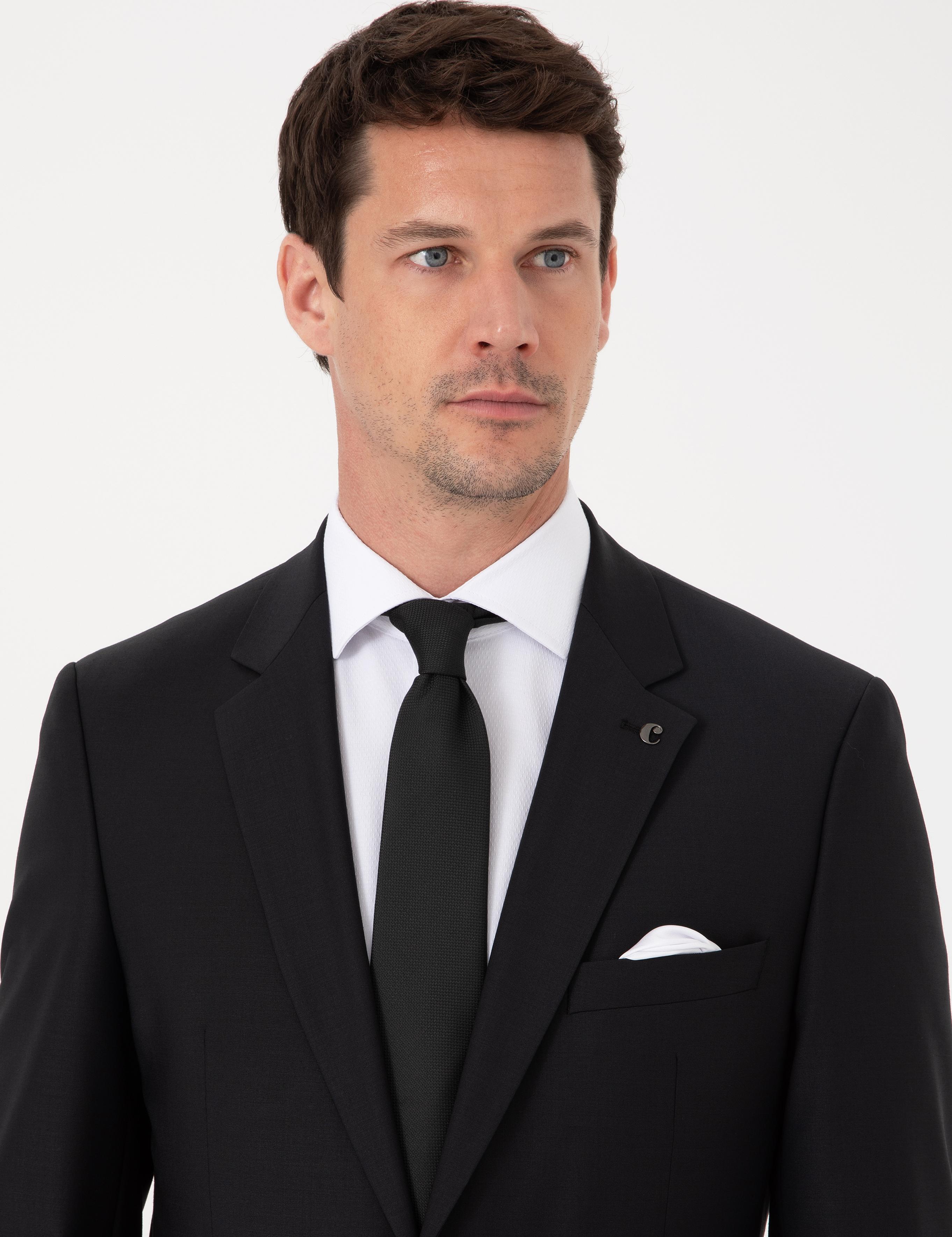 Siyah Slim Fit Ceket 50270127 | Cacharel